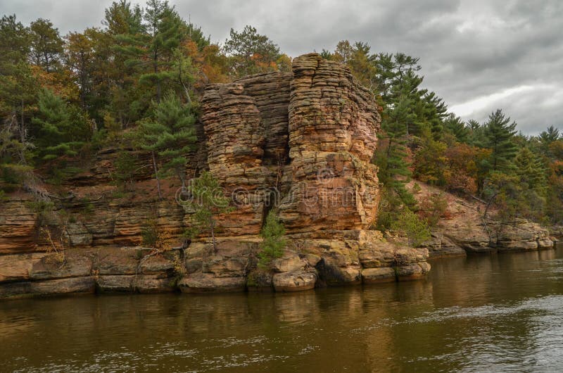 In the Dells stock photo. Image of forest, rock, travel - 100580718