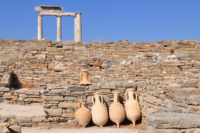 Ancient Delos Ruins, Greece Stock Image - Image of delos, ruins: 21832101