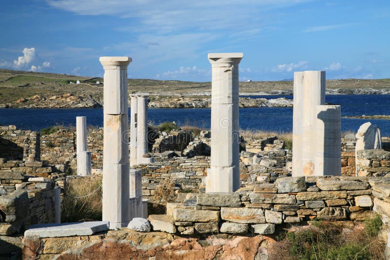 Ancient Delos Ruins, Greece Stock Image - Image of delos, ruins: 21832101