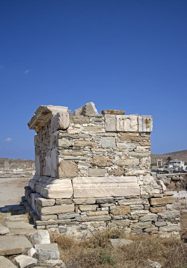 Delos ruins stock photo. Image of sand, monumental, ancient - 34277714