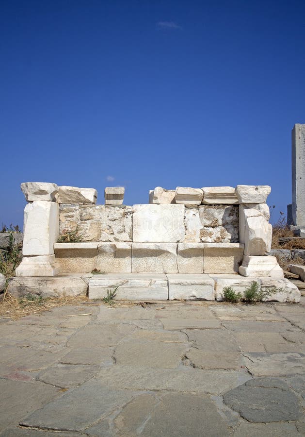 Delos ruins stock image. Image of europe, marble, ancient - 34276981