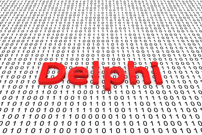 Delphi stock abbildung. Illustration von delphi, programmierung - 94656103