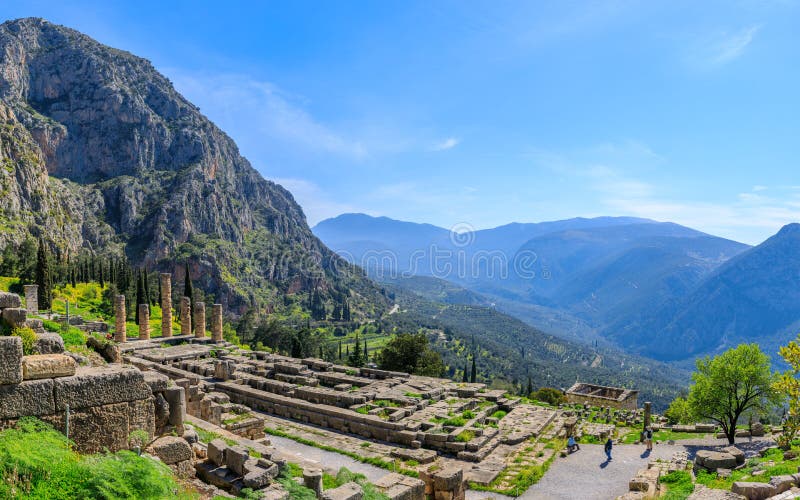 Delphi Archaeological Site stock image. Image of oracle - 90083993