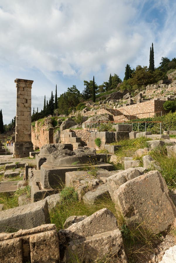 Delphi stock photo. Image of mountain, scene, europe - 61893326