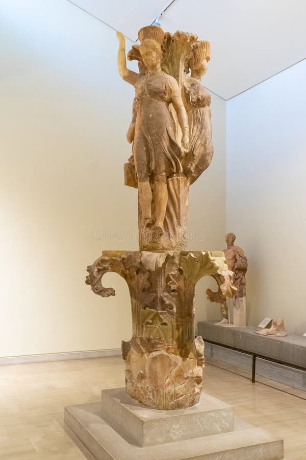 Delphi, Greece 11 August 2022. Delphi Museum in Greece. Ancient Greek ...
