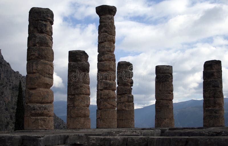 Delphi museum. Greece stock image. Image of garden, park - 66424115