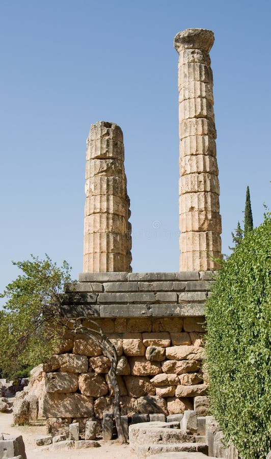 Delphi oracle Greece stock photo. Image of history, ancient - 21405756