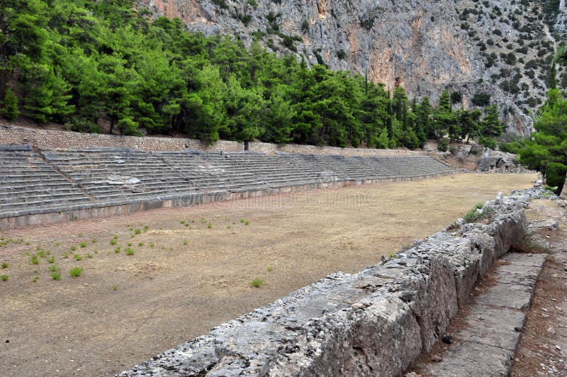 The Delphi Stadium stock photo. Image of geology, rock - 245822820