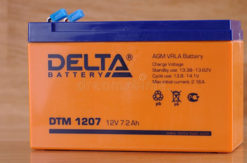 Delta battery editorial stock image. Image of valve, energy - 93061094