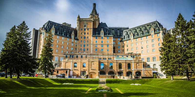 Delta Bessborough Hotel, Saskatoon Stock Photo - Image of park, scenic ...
