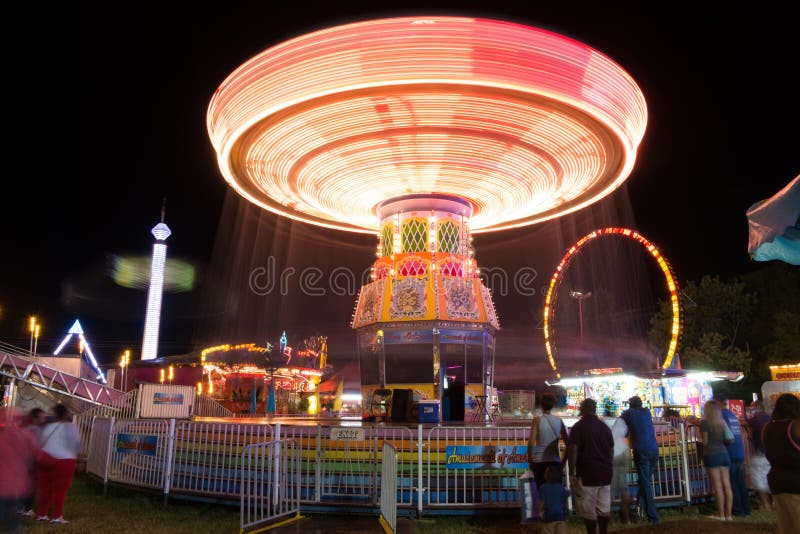 Delta Fair, Memphis, TN, Ferris Wheel at County Fair Editorial Stock ...