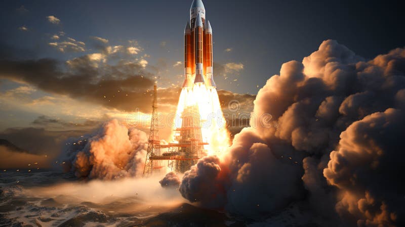 Delta III Launch Vehicle of McDonnell Douglas Stock Photo - Image of ...