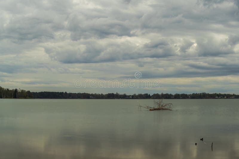 View of Delta Lake in Upstate New York Stock Photo - Image of nature ...