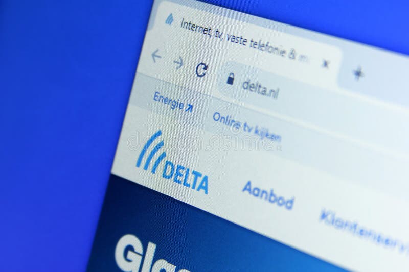 Delta Telecommunications Company Editorial Photography - Image of signs ...