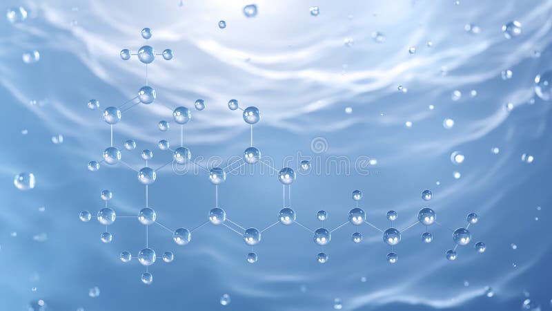 Delta-8-tetrahydrocannabinol Molecular Structure, 3d Model Molecule ...