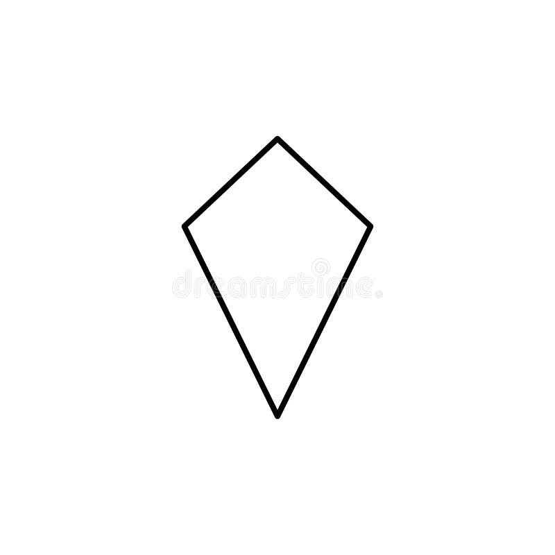 Deltoid Icon. Elements of Geometric Figure Icon for Concept and Web ...
