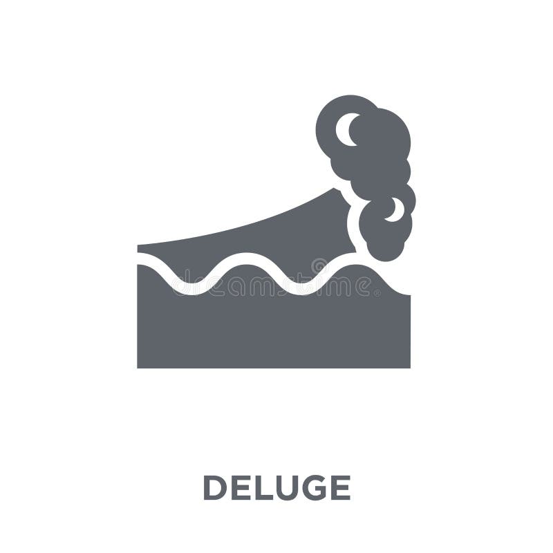Deluge Icon. Trendy Deluge Logo Concept on White Background from Stock ...