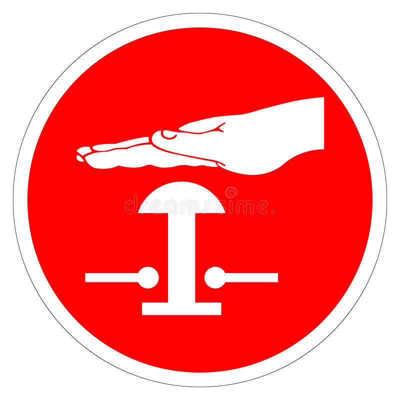 Deluge Switch Symbol Sign, Vector Illustration, Isolate on White ...