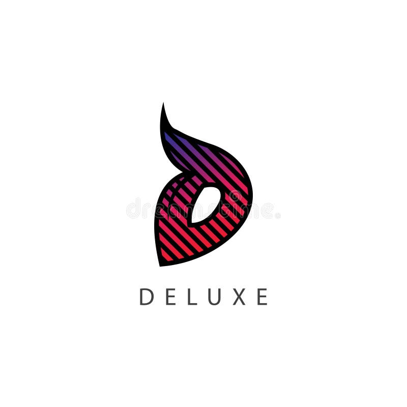Deluxe Logo Vector Template Design Illustration Stock Illustration ...