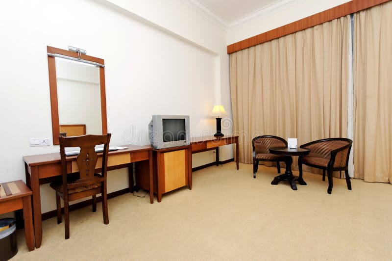 Spacious Deluxe Home Office Stock Image - Image of inside, floor: 98533987