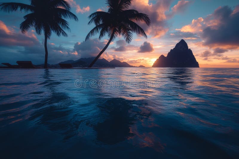 A Deluxe Seaside Home with an Infinity Pool that Overlooks Hills ...