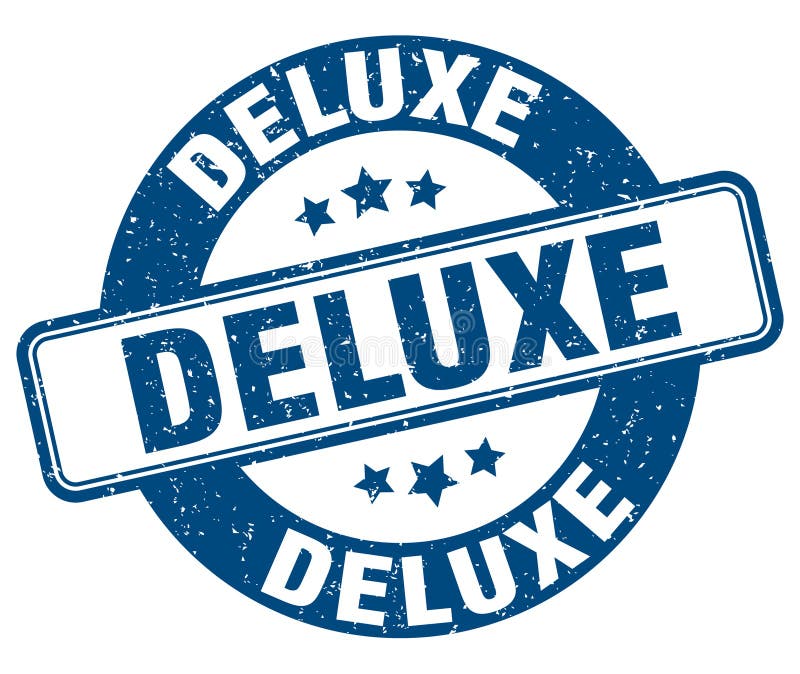 Deluxe Stamp. Deluxe Label. Round Grunge Sign Stock Vector ...