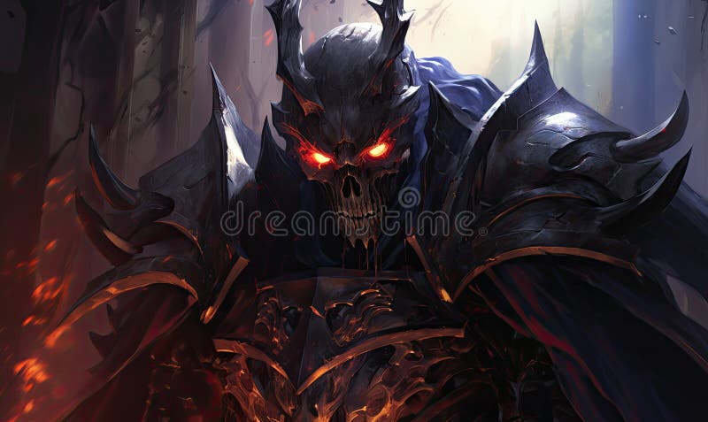 Delve into the Dark Side with the Mesmerizing Anime Portrait of Evil ...