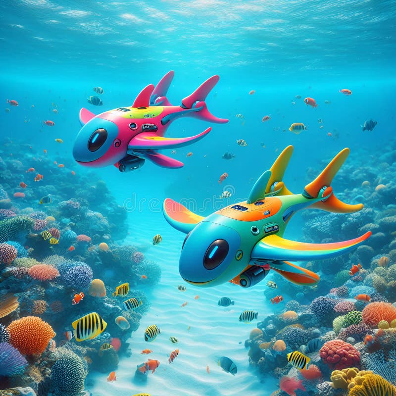 Exploring the Abyss Underwater Drones and Cutting-Edge Tech, Generative ...