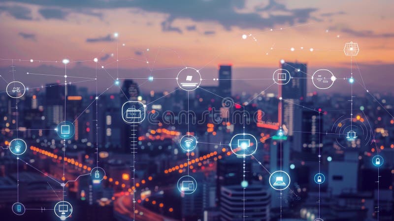 Synergizing Technology: Blockchain S Impact on IoT Stock Image - Image ...