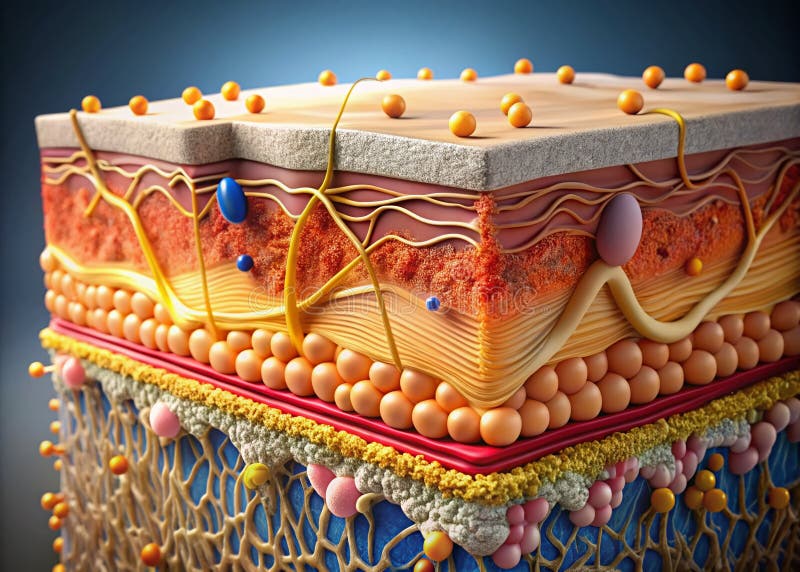 Unveiling the Microscopic Marvels of Skins Connective Tissue Collagen ...