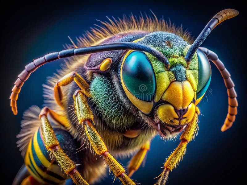 Unveiling the Intricate World of a Wasp a Scanning Electron Microscopes ...