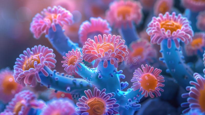 Delve into the Microscopic World of Bacteria and Virus Stock Image ...