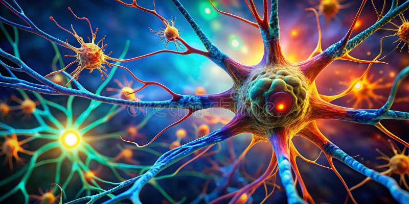 Unveiling the Intricate Architecture of a Neuron a Microscopic ...