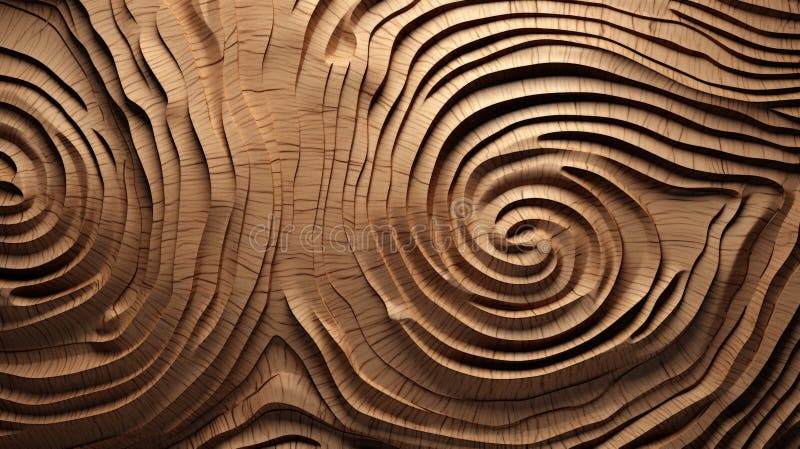 Delve into the Organic Warmth of a Wooden Cut Texture. Ai Generated ...