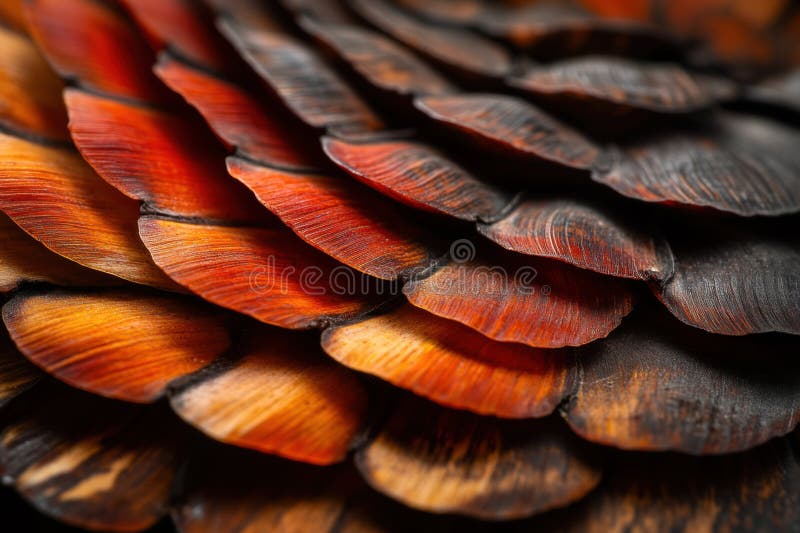 Macro Exploration of a Snail Shell Showcasing Intricate Patterns and ...