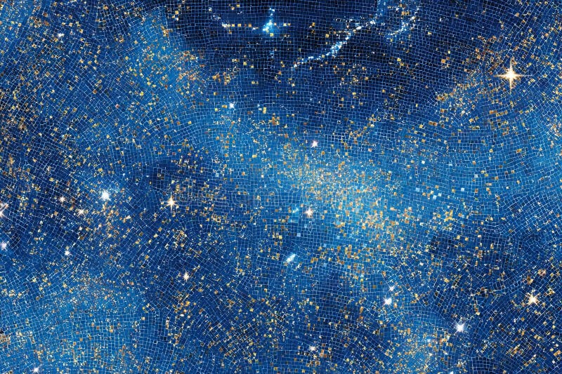 Explore the Celestial Wonder of a Starry Sky Map on a Vibrant Blue ...