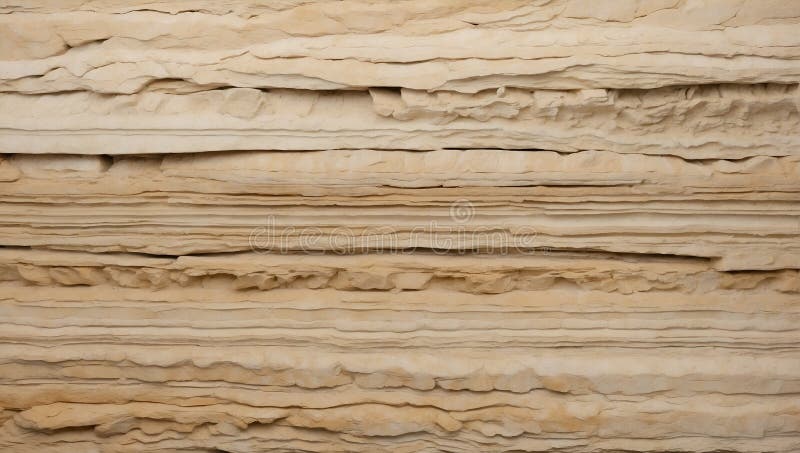 Time-Worn Textures: Sedimentary Limestone Layers. AI Generate Stock ...