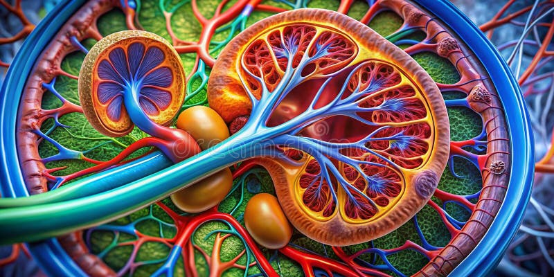 Delving into the Microscopic World of Kidney Function a Detailed View ...