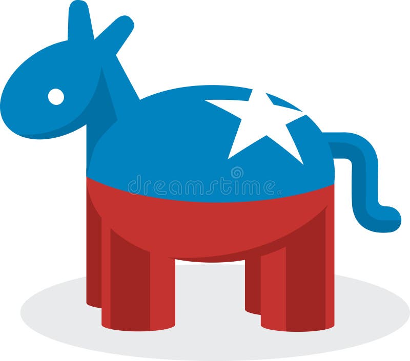 Dem donkey editorial image. Illustration of donkey, washington - 2587195