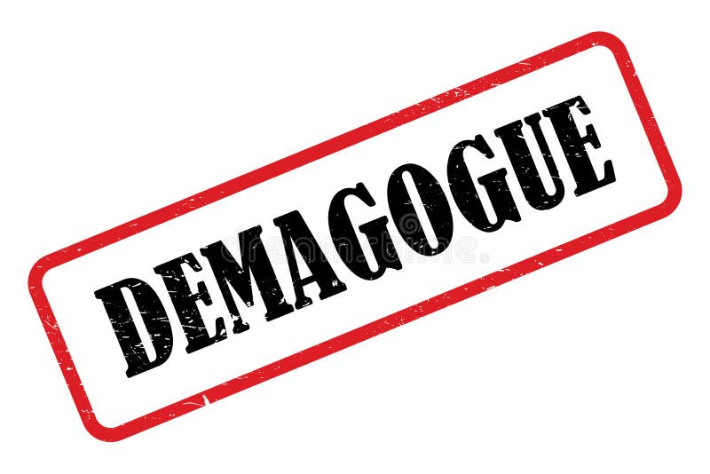 Demagogue stamp stock photo. Image of prohibition, impede - 134446568