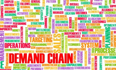 Demand Chain stock illustration. Illustration of customers - 18706253