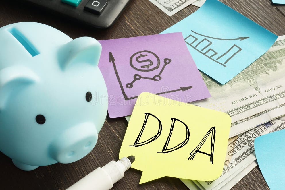Demand Deposit Account DDA is Shown Using the Text Stock Photo - Image ...