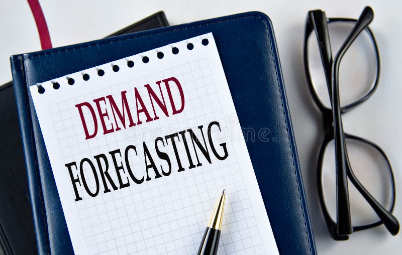 Demand Forecasting is Shown Using the Text Stock Image - Image of ...
