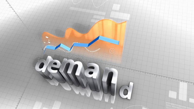 Demand Growing Chart, Statistic, Data, Performance. Stock Footage ...
