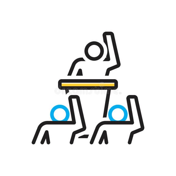 Multi Color Icon for Demand, Requisition and Appeal Stock Vector ...