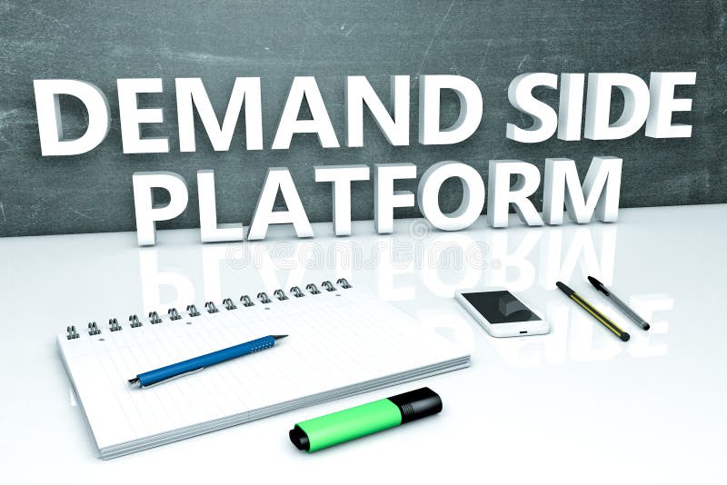 Demand Side Platform stock illustration. Illustration of multiple ...