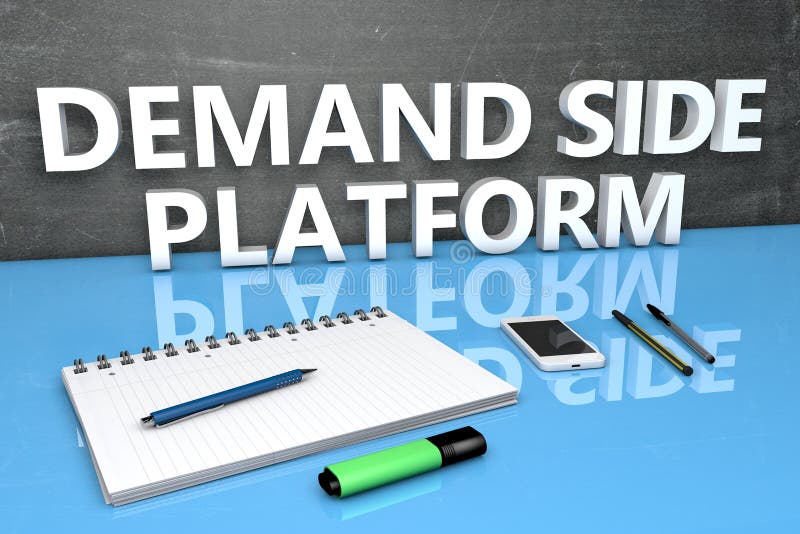 Demand Side Platform stock illustration. Illustration of network ...