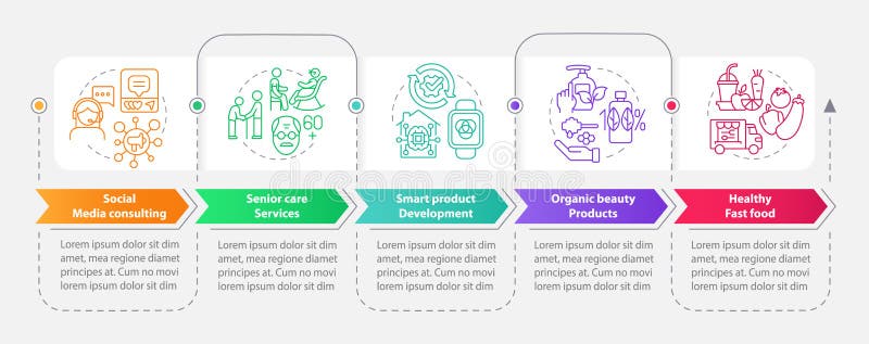 In Demand Small Business Rectangle Ideas Infographic Template Stock ...