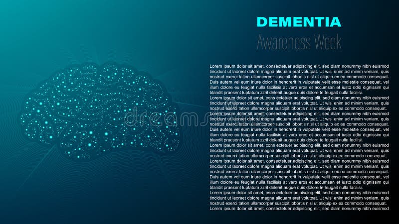Dementia Awareness Week, Vector Design Stock Vector - Illustration of ...