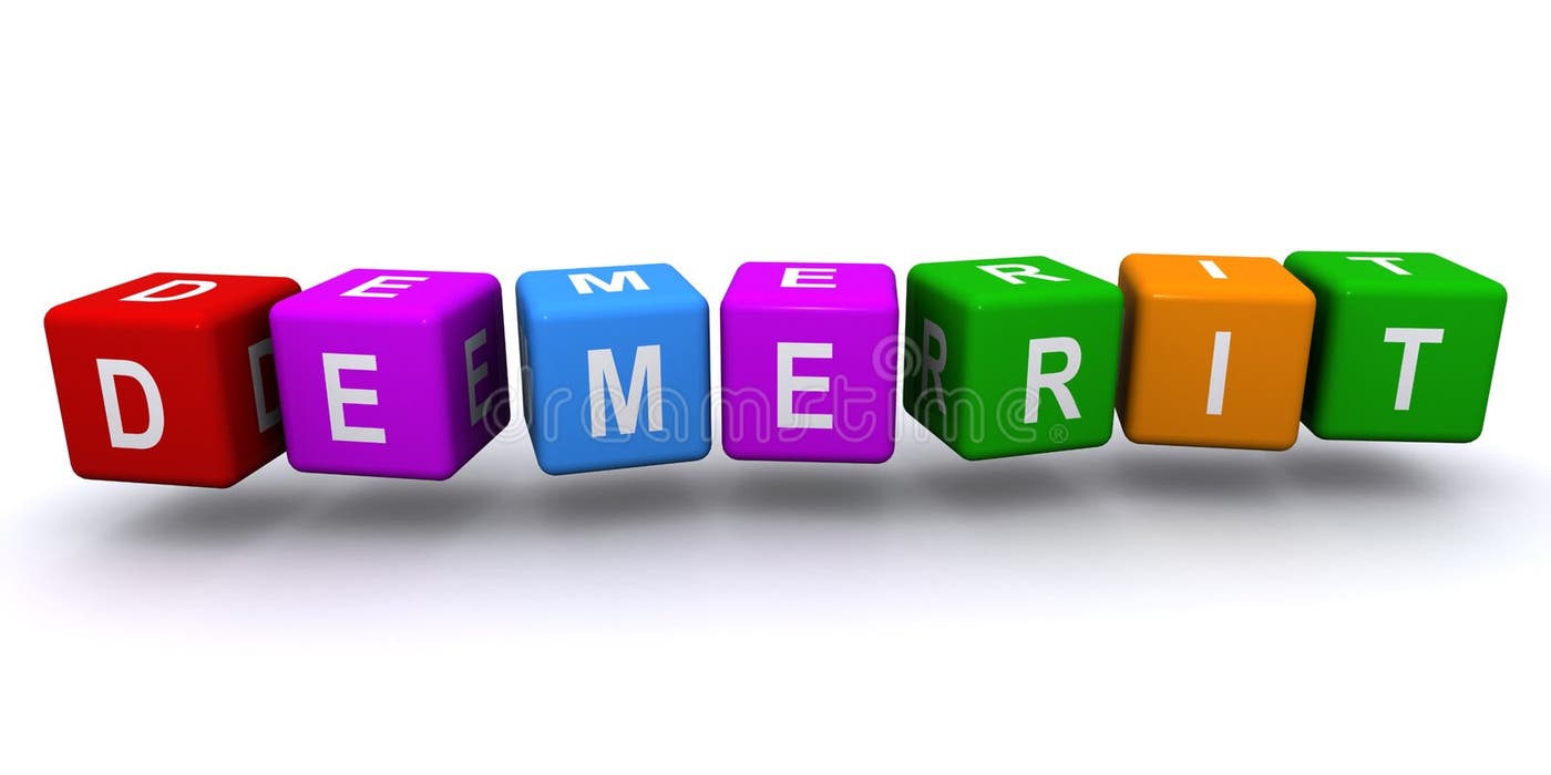 Demerit Stock Illustrations – 105 Demerit Stock Illustrations, Vectors ...